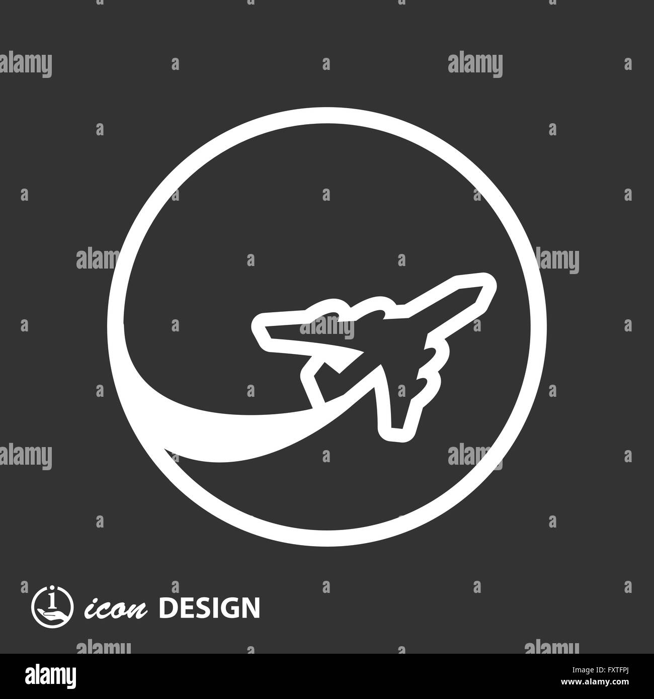 Pictograph of airplane Stock Vector Image & Art - Alamy