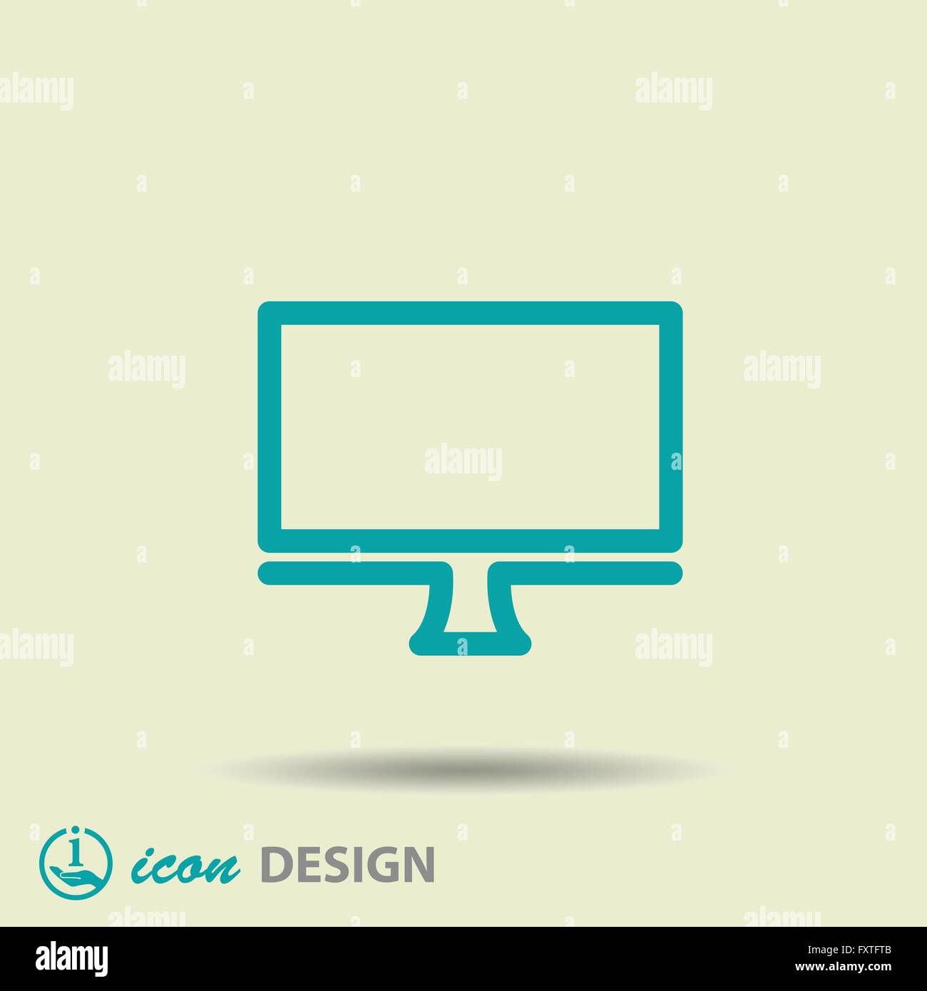 Pictograph of computer Stock Vector Image & Art - Alamy