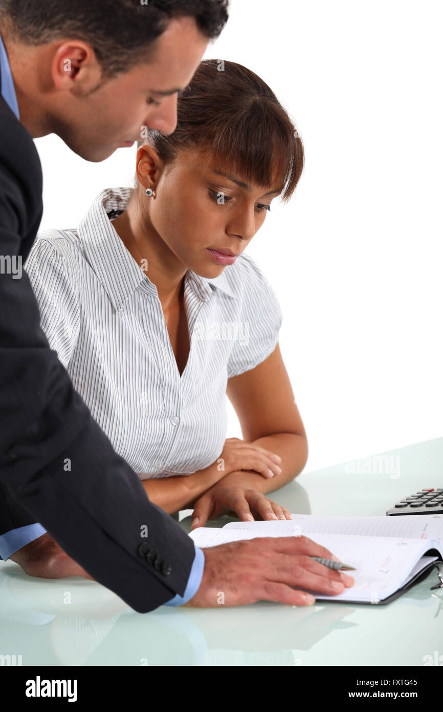 Asking colleague for a favor Stock Photo - Alamy