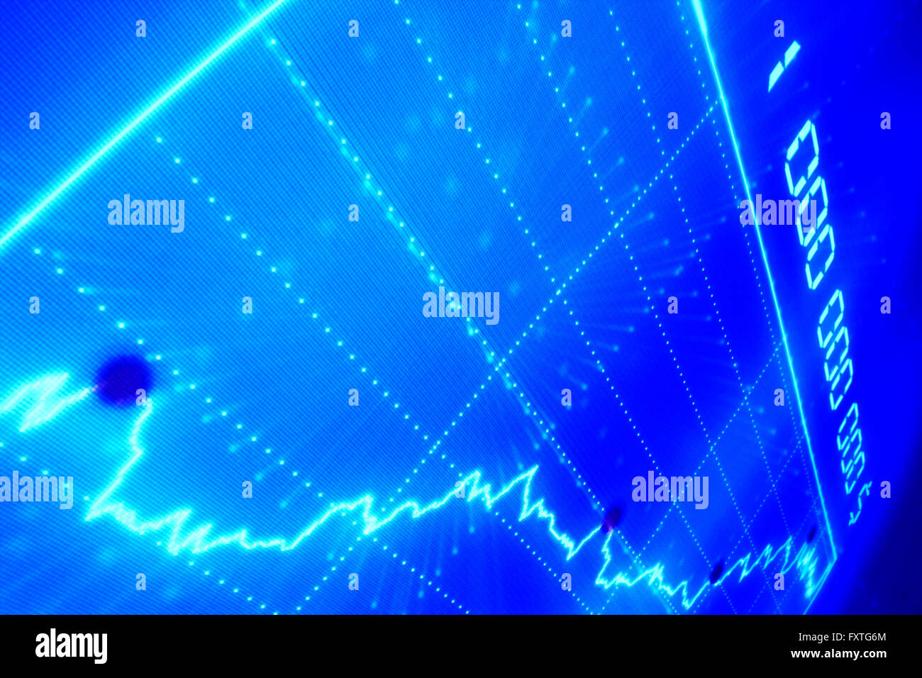 blue business graph abstract background Stock Photo - Alamy