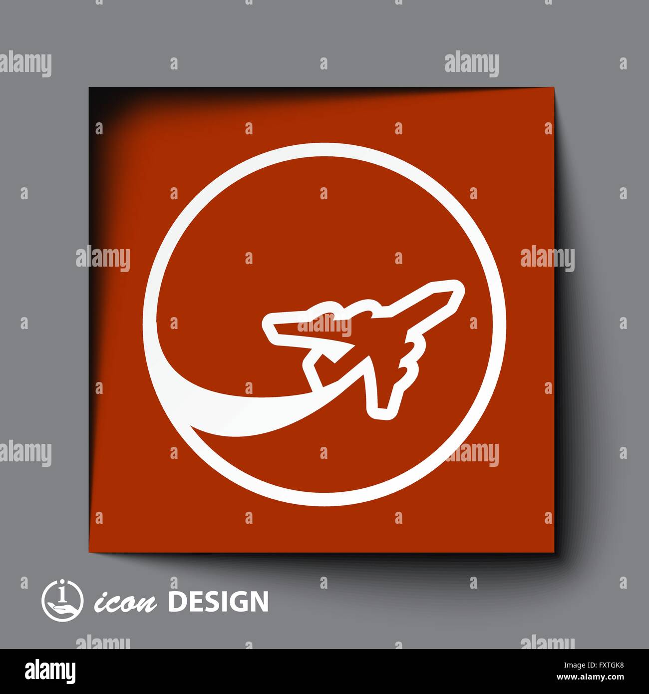 Pictograph of airplane Stock Vector Image & Art - Alamy