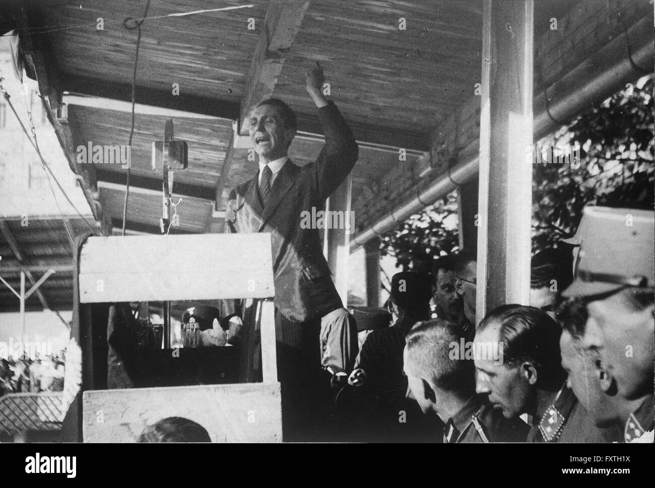 Goebbels speech hi-res stock photography and images - Alamy