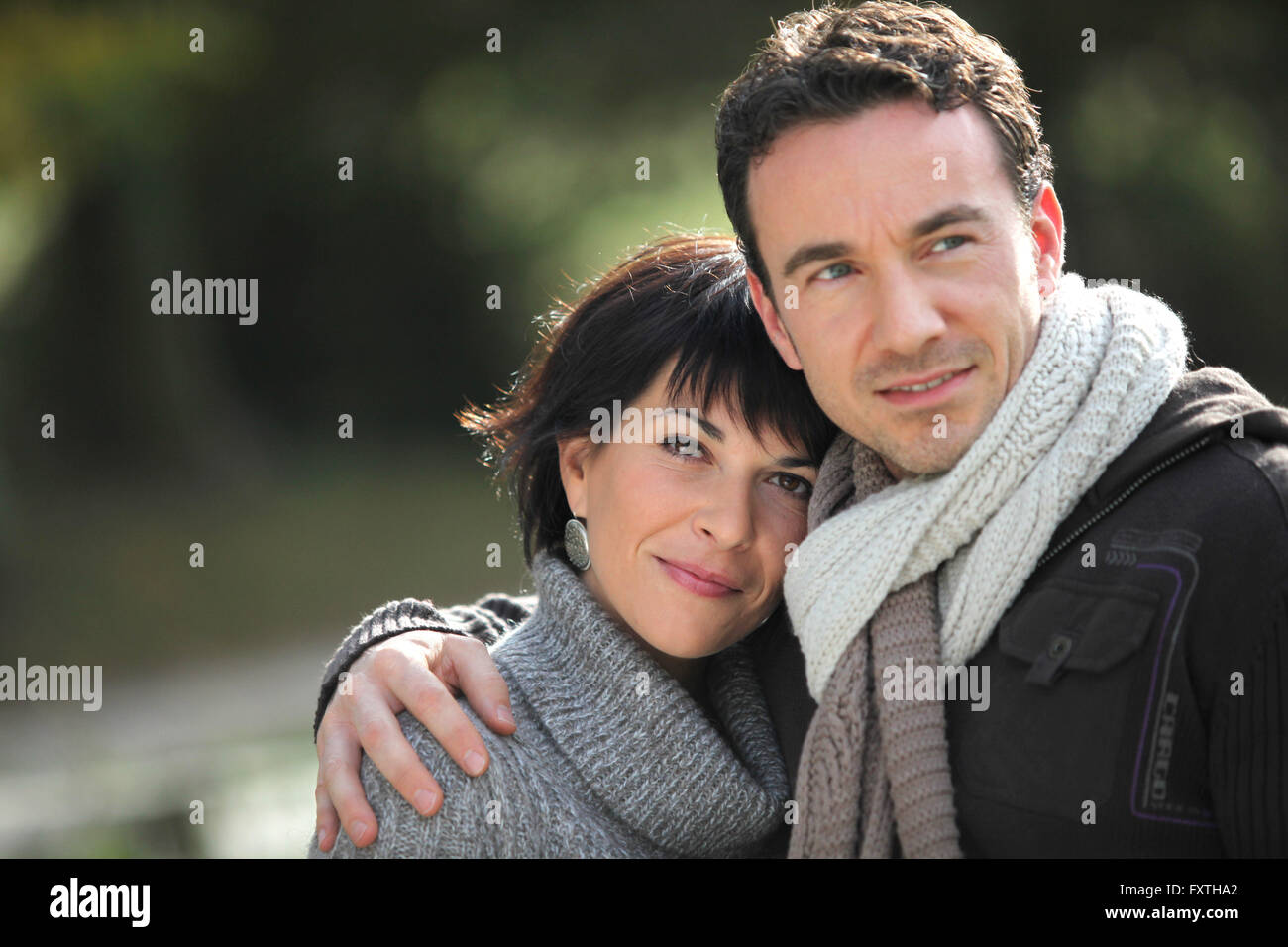 Couple taking a stroll Stock Photo - Alamy