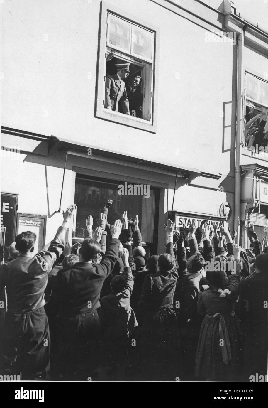 Anschluss austria hitler 1938 Black and White Stock Photos & Images - Alamy