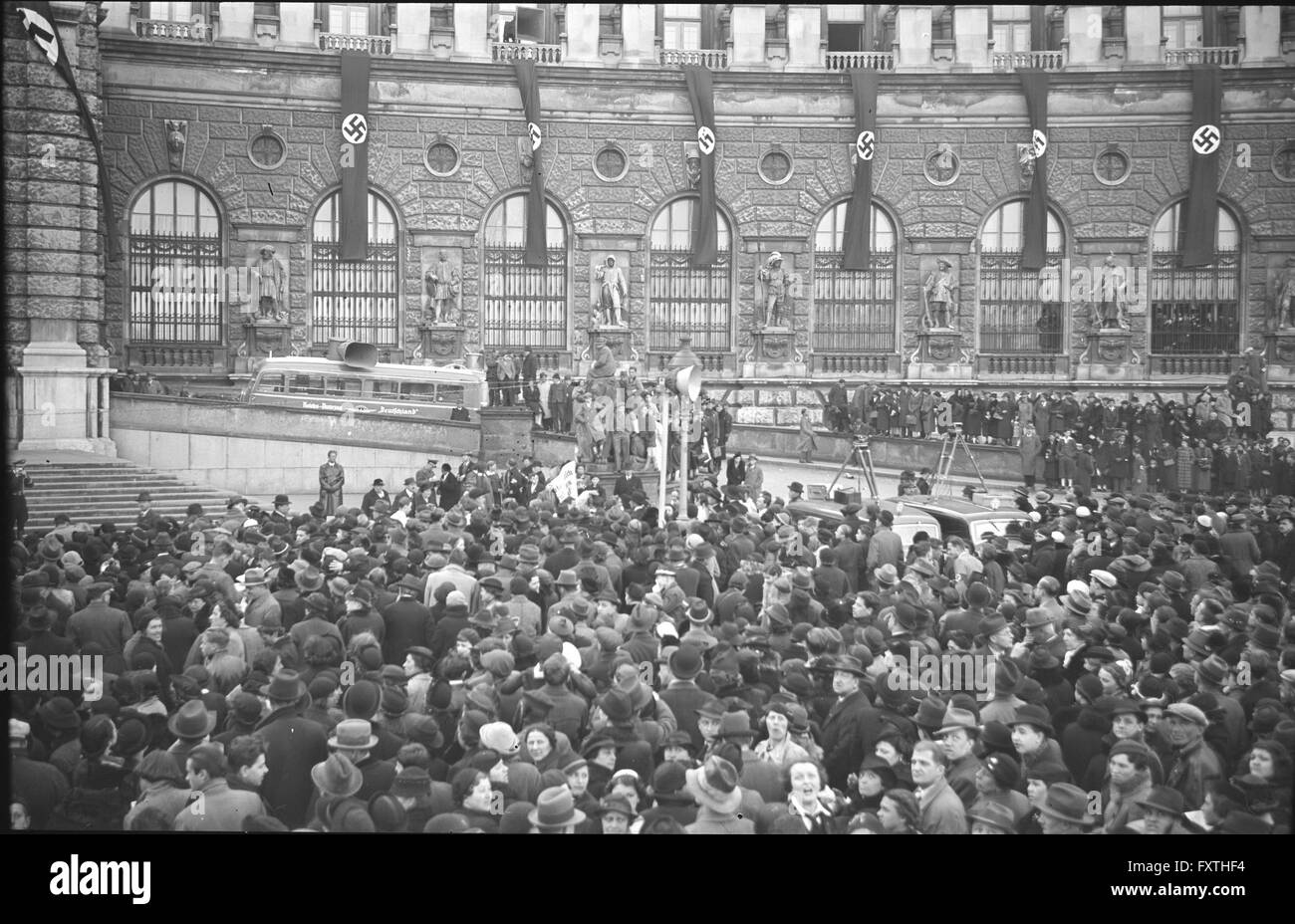 The Anschluss Austrian Annexation 1938 Stock Photos & The Anschluss ...