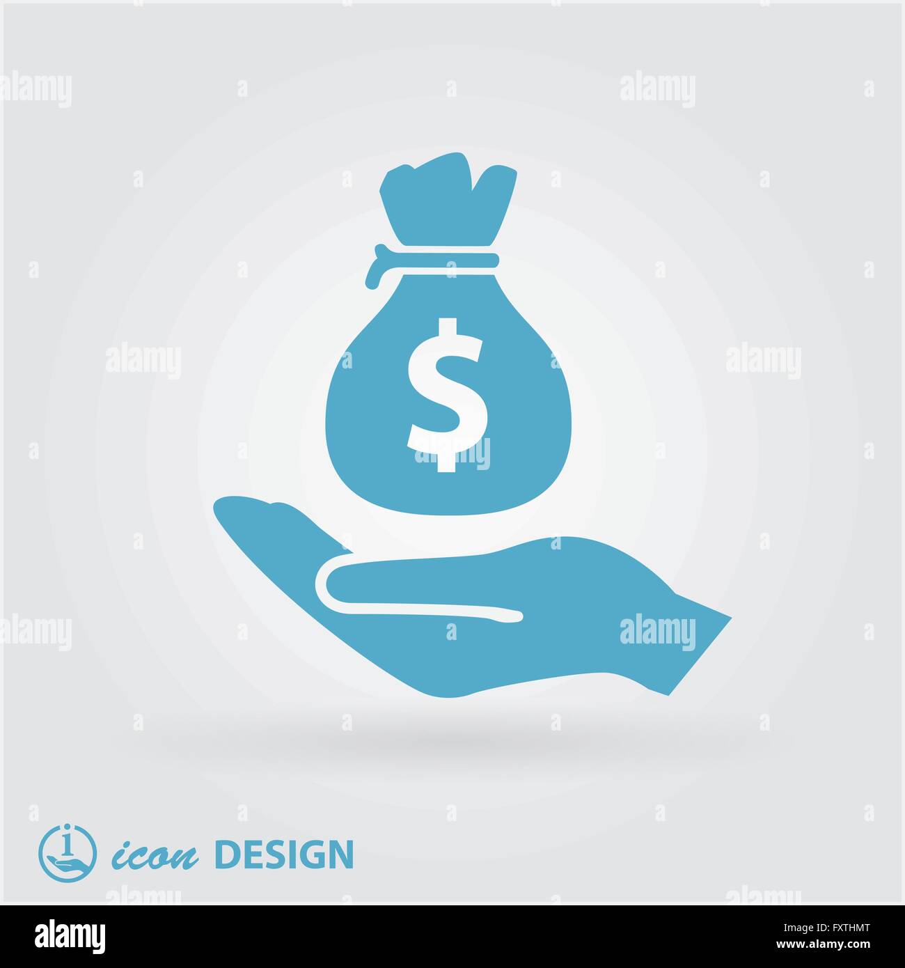 Pictograph of money in hand Stock Vector Image & Art - Alamy