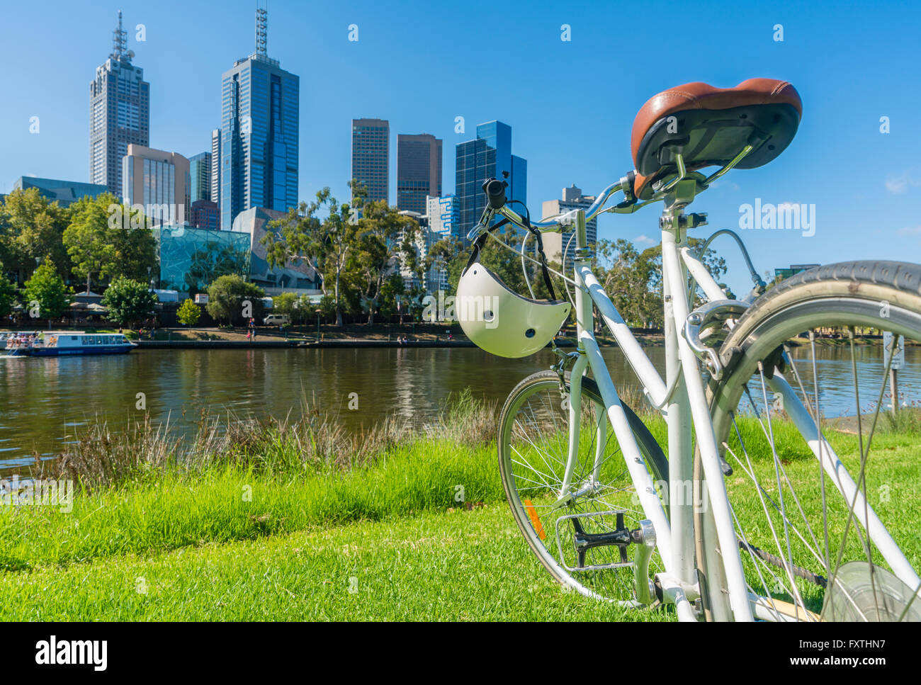 Cycling in the city Stock Photo - Alamy