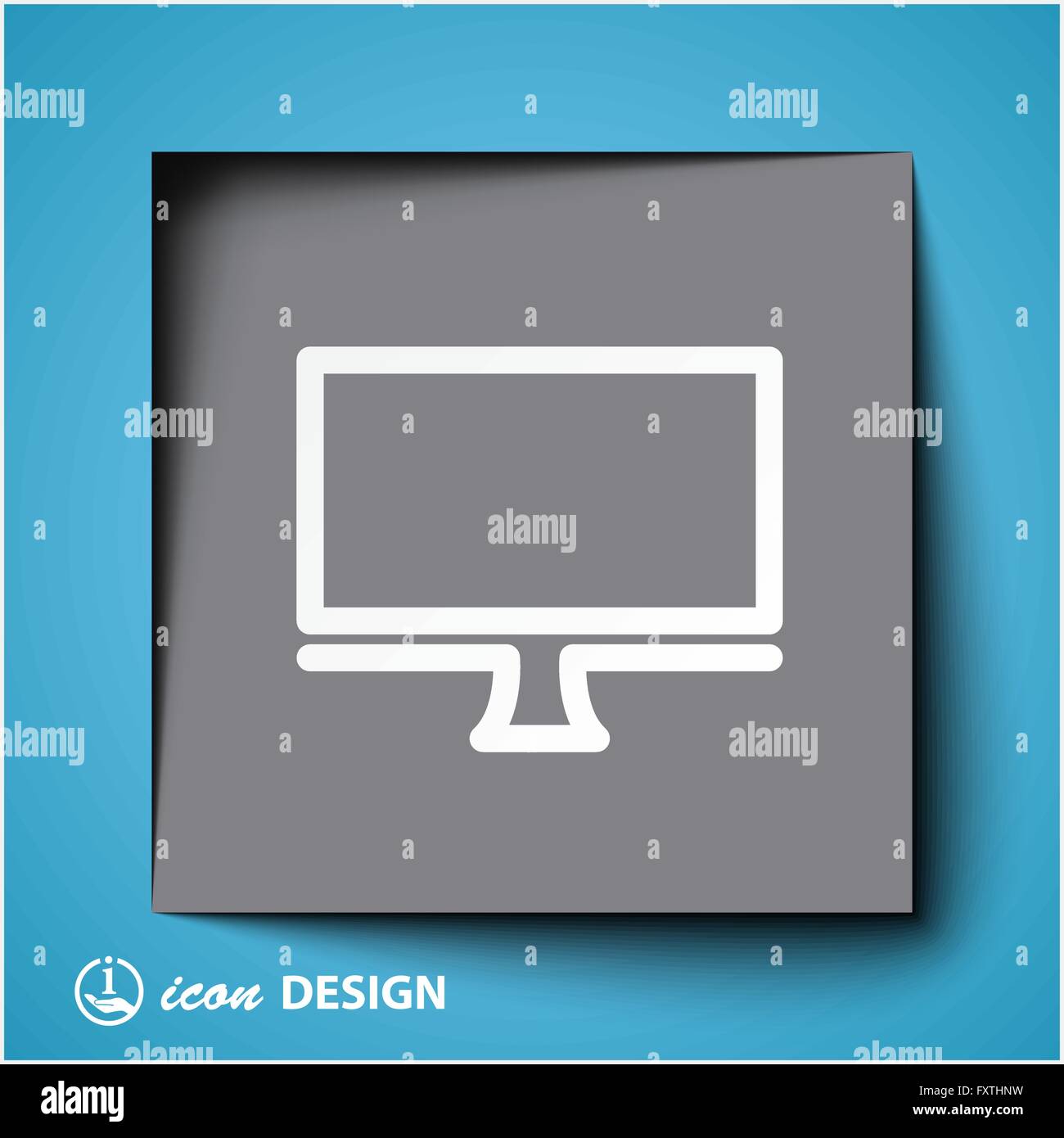 Pictograph of computer Stock Vector Image & Art - Alamy