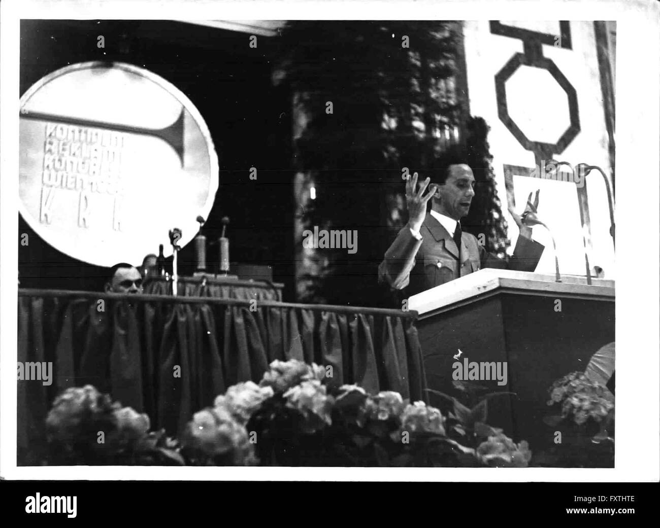 Goebbels speech hi-res stock photography and images - Alamy