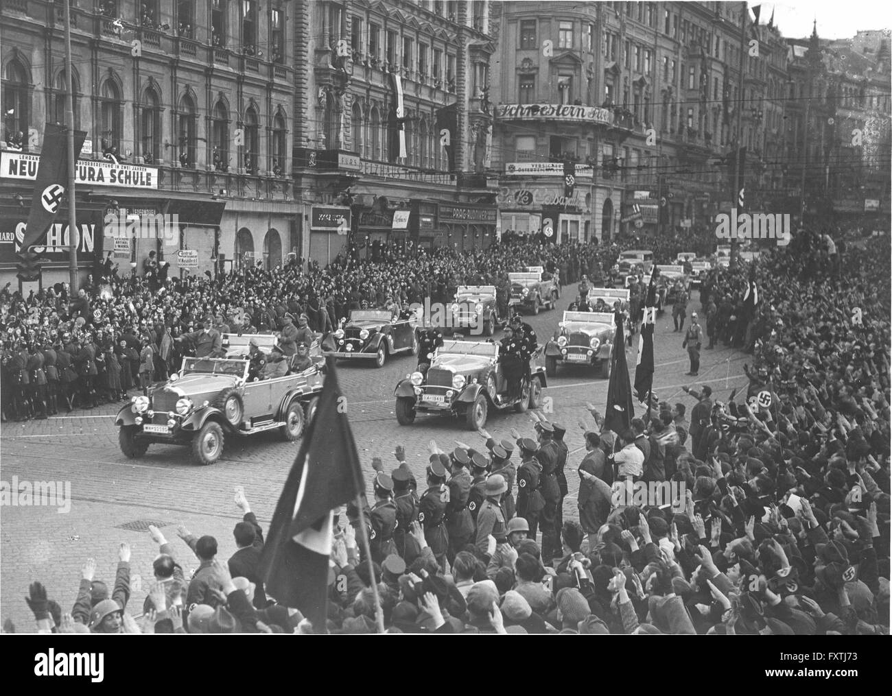 Hitler crowds Black and White Stock Photos & Images - Alamy