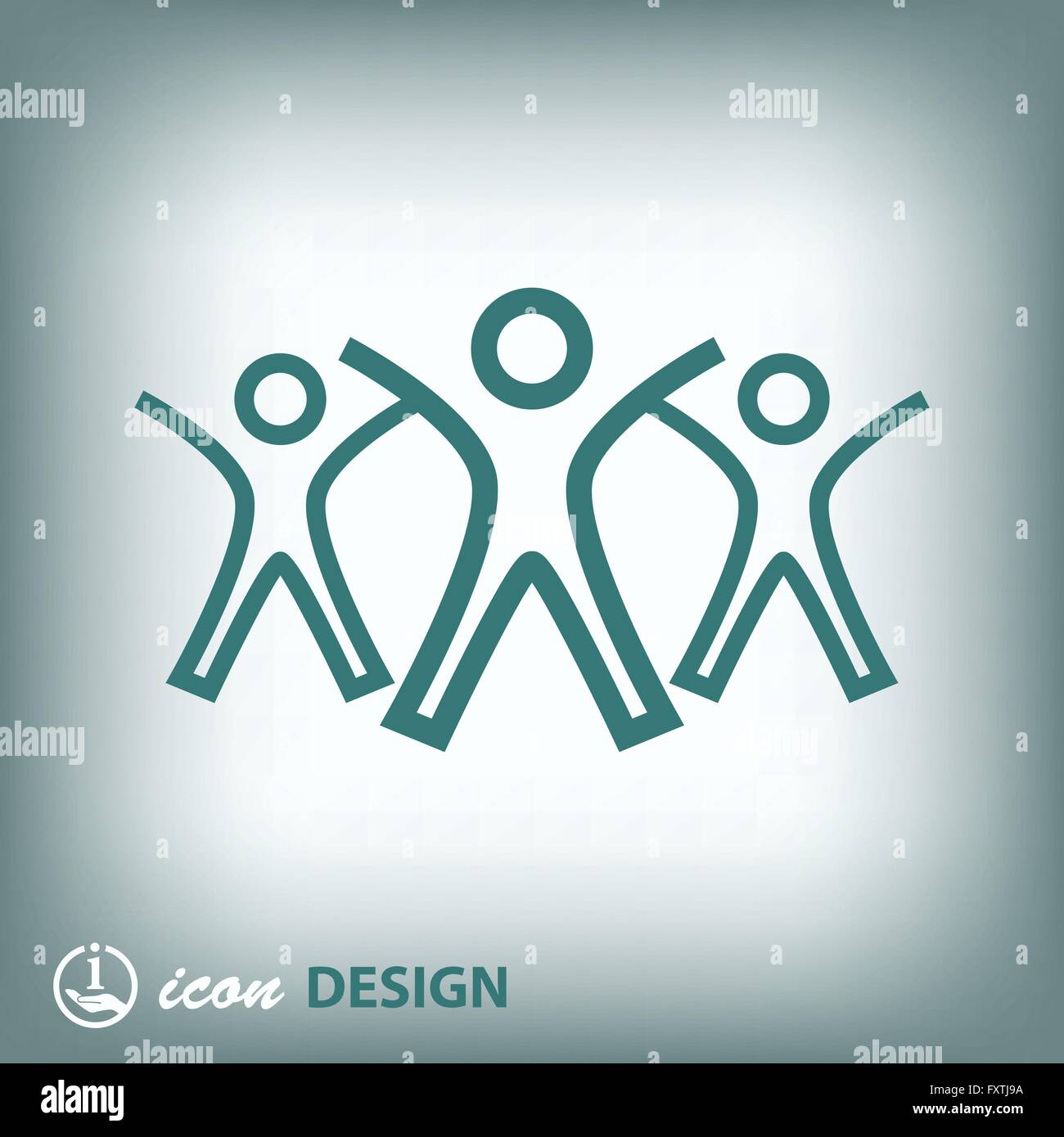Pictograph of success team Stock Vector Image & Art - Alamy