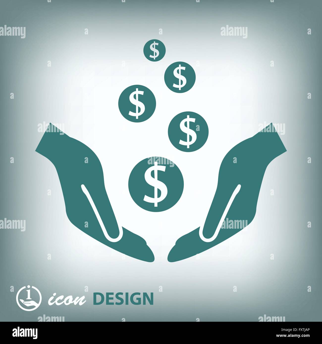 Pictograph of money in hand Stock Vector Image & Art - Alamy