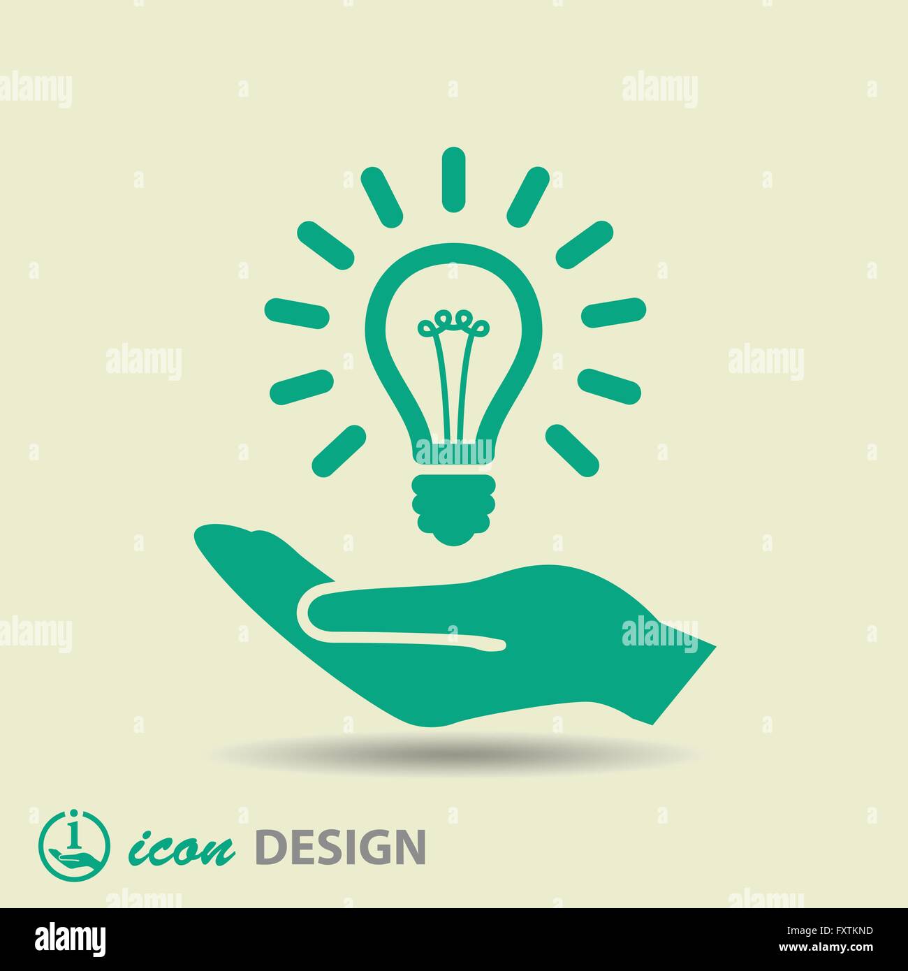Pictograph of light bulb Stock Vector Image & Art - Alamy