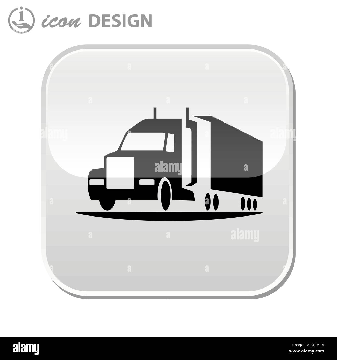 Pictograph of truck Stock Vector Image & Art - Alamy