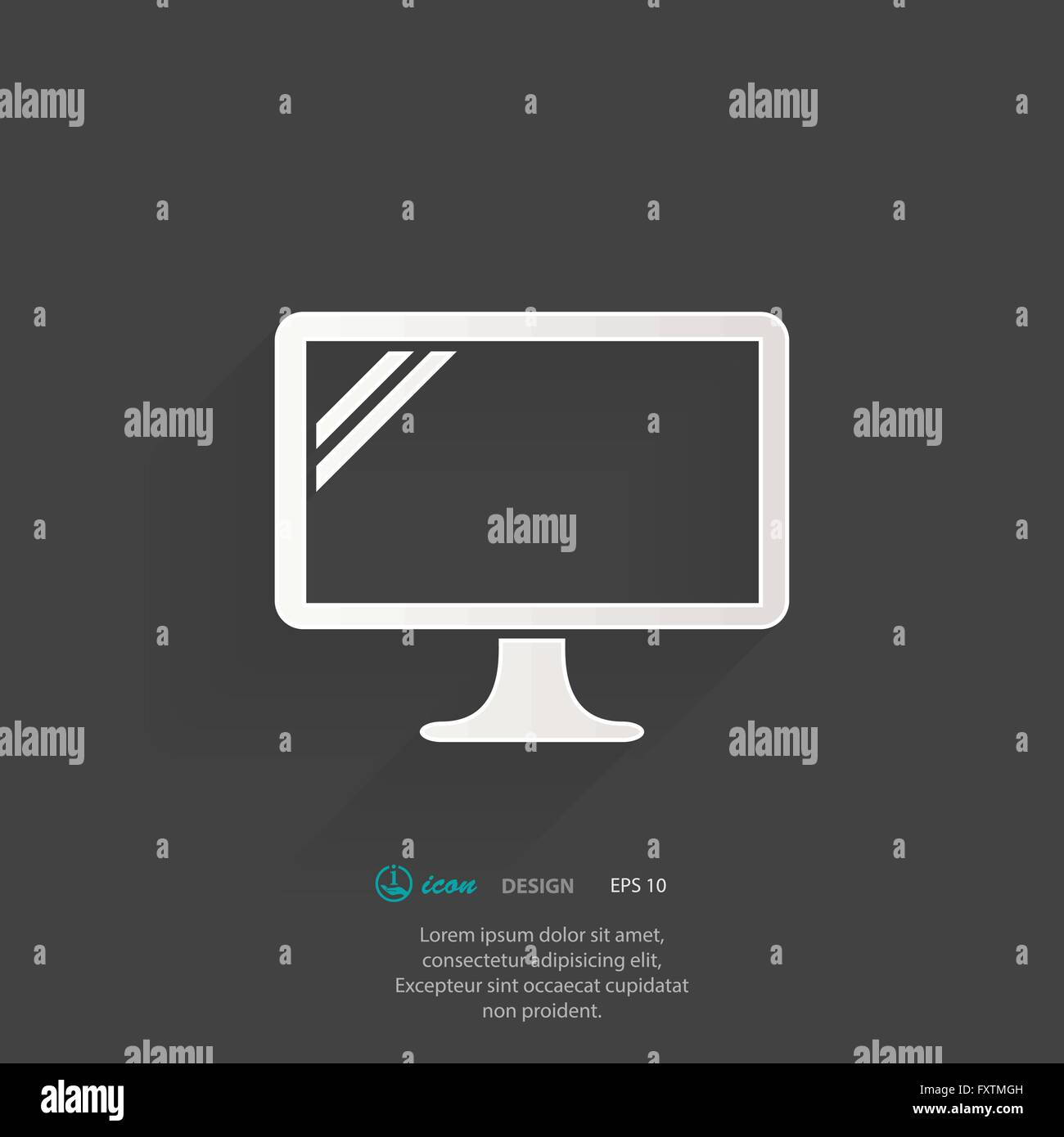 Pictograph of computer Stock Vector Image & Art - Alamy