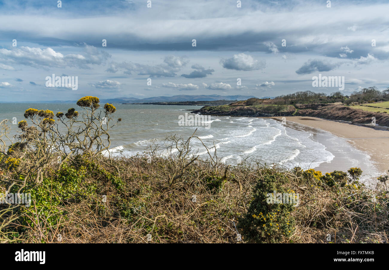 Beach on walk along the coastal path between Lligwy and Dulas, Anglesey ...