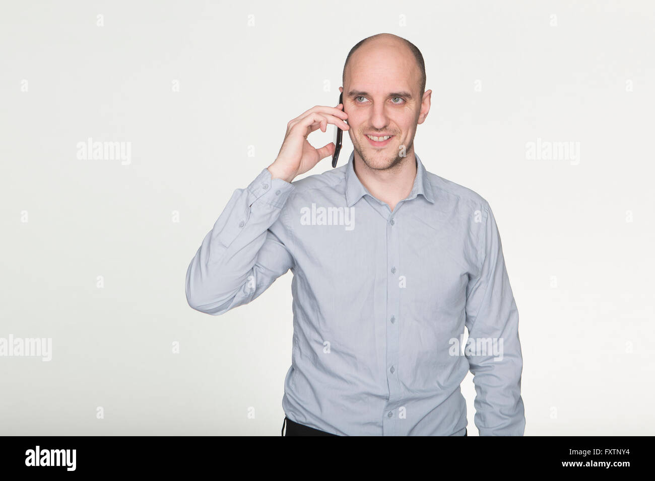 Fun phone call Stock Photo - Alamy