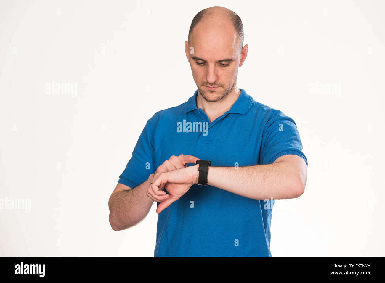 updating smart watch Stock Photo - Alamy