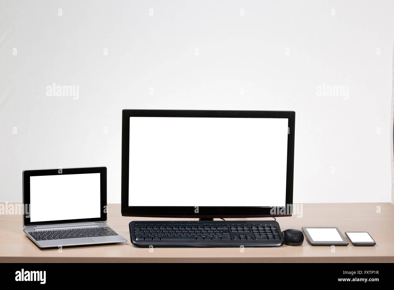 Multiple sized screens Stock Photo - Alamy