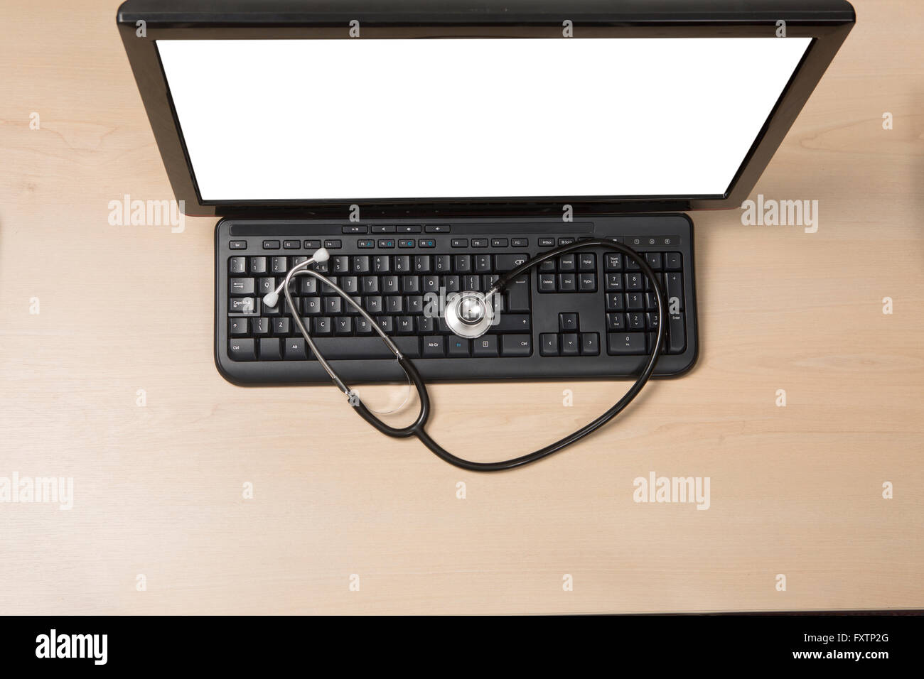 Junior Doctors PC with Stethoscope Stock Photo - Alamy