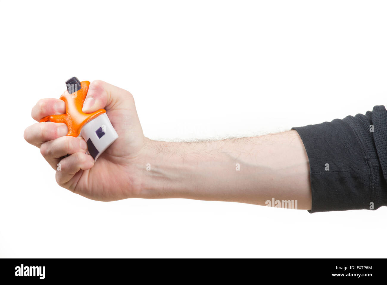 House stress ball hand hi-res stock photography and images - Alamy