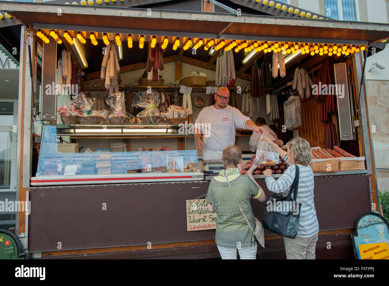 Wurst stand hi-res stock photography and images - Alamy