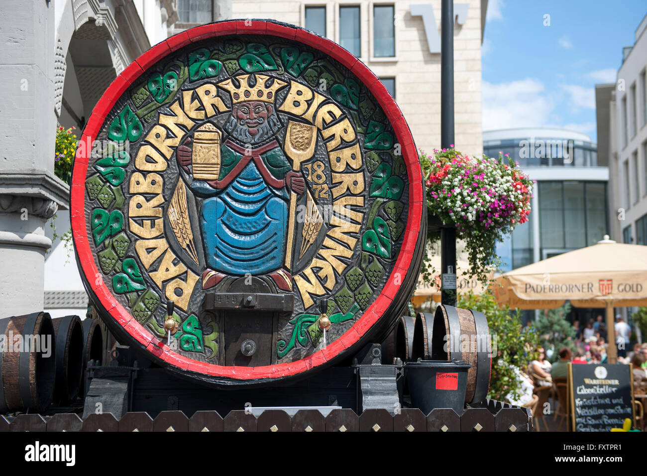 Deutschland, Nordrhein-Westfalen, Paderborn, Libori-Fest, Rathausplatz ...