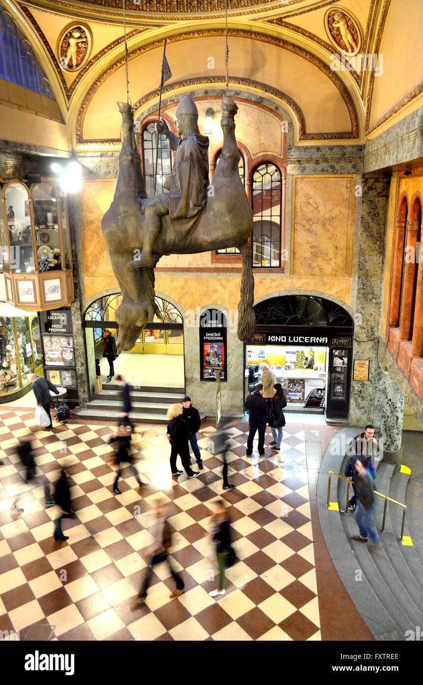 Lucerna passage prague hi-res stock photography and images - Alamy
