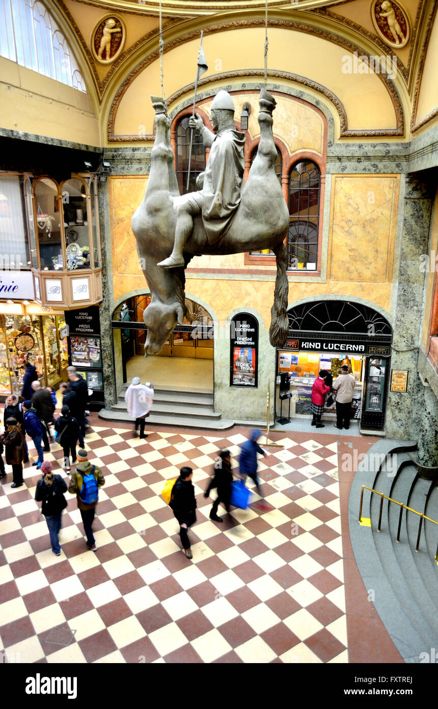 Lucerna passage prague hi-res stock photography and images - Alamy