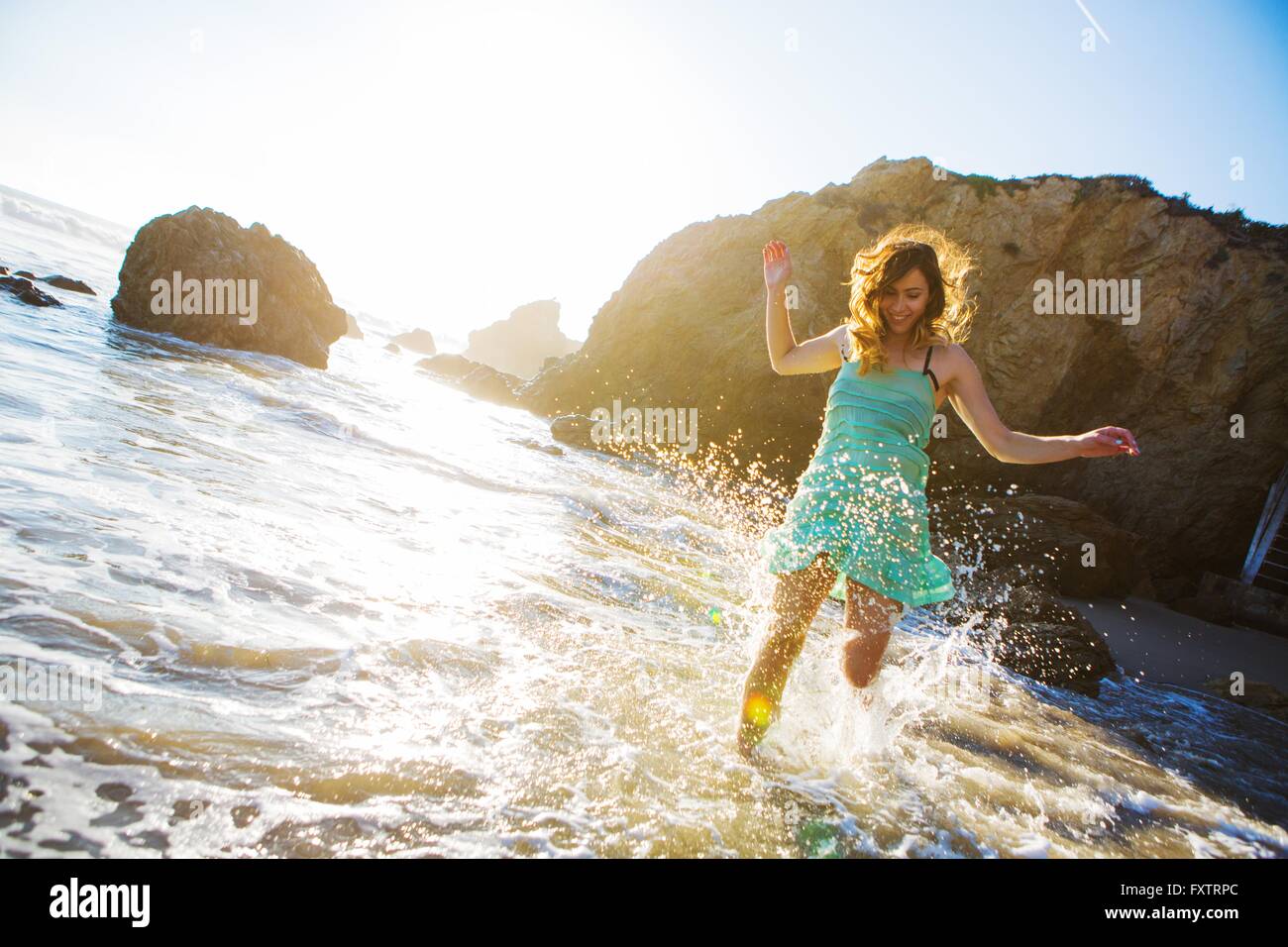 Splashing in water hi-res stock photography and images - Alamy