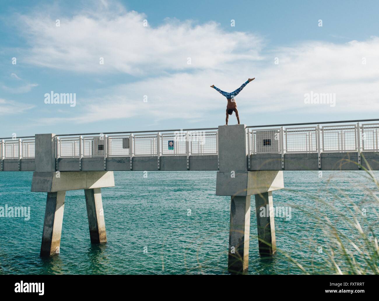 Bridge handstand hi-res stock photography and images - Alamy