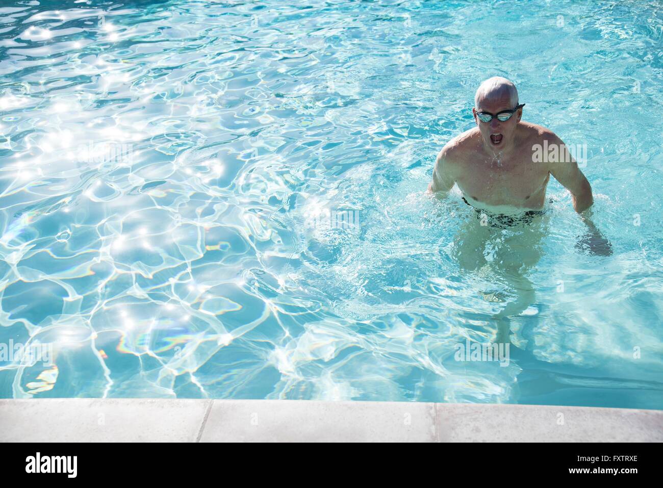 Man emerging water hi-res stock photography and images - Alamy