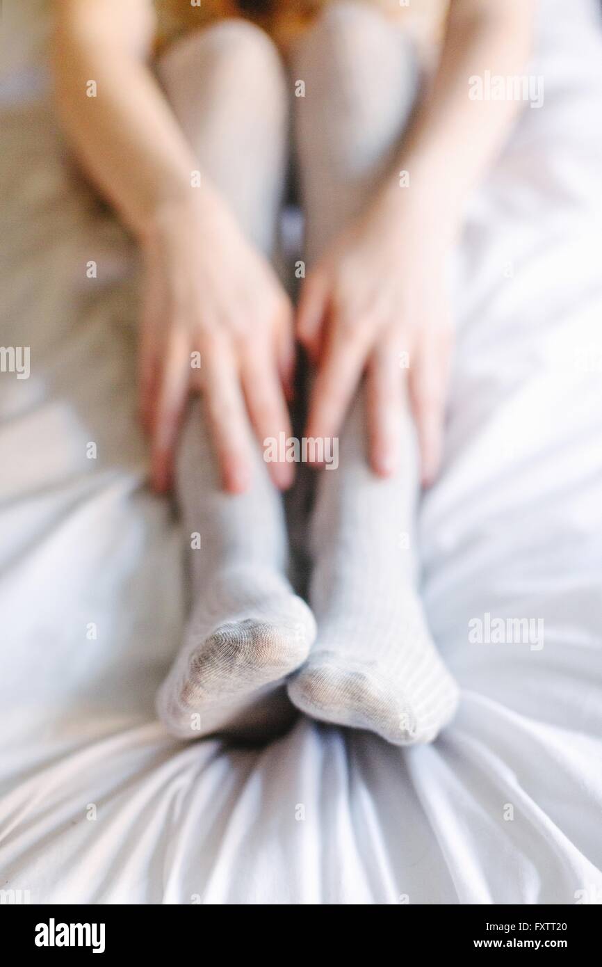 Woman legs close up hi-res stock photography and images - Alamy