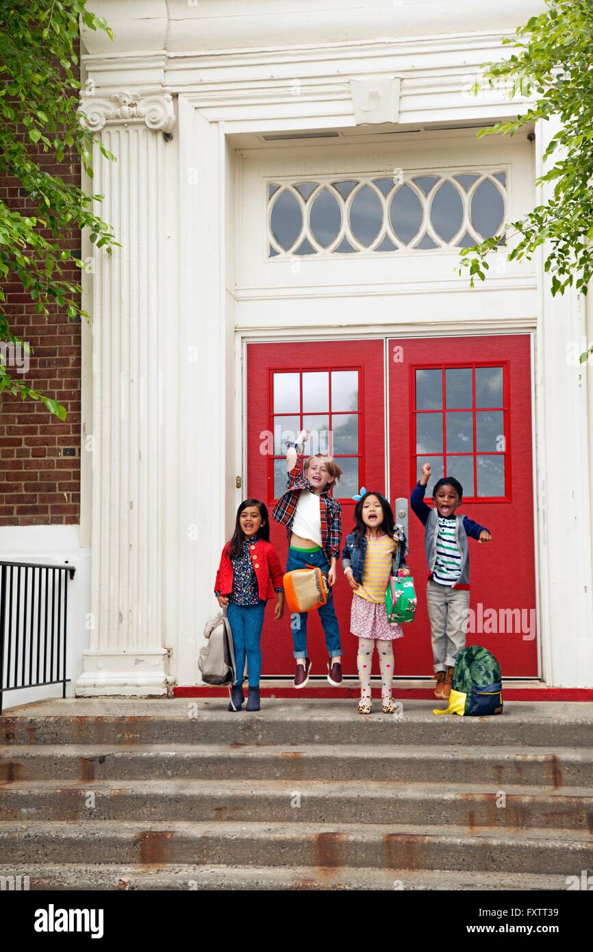 Boys girls entrance school hi-res stock photography and images - Alamy
