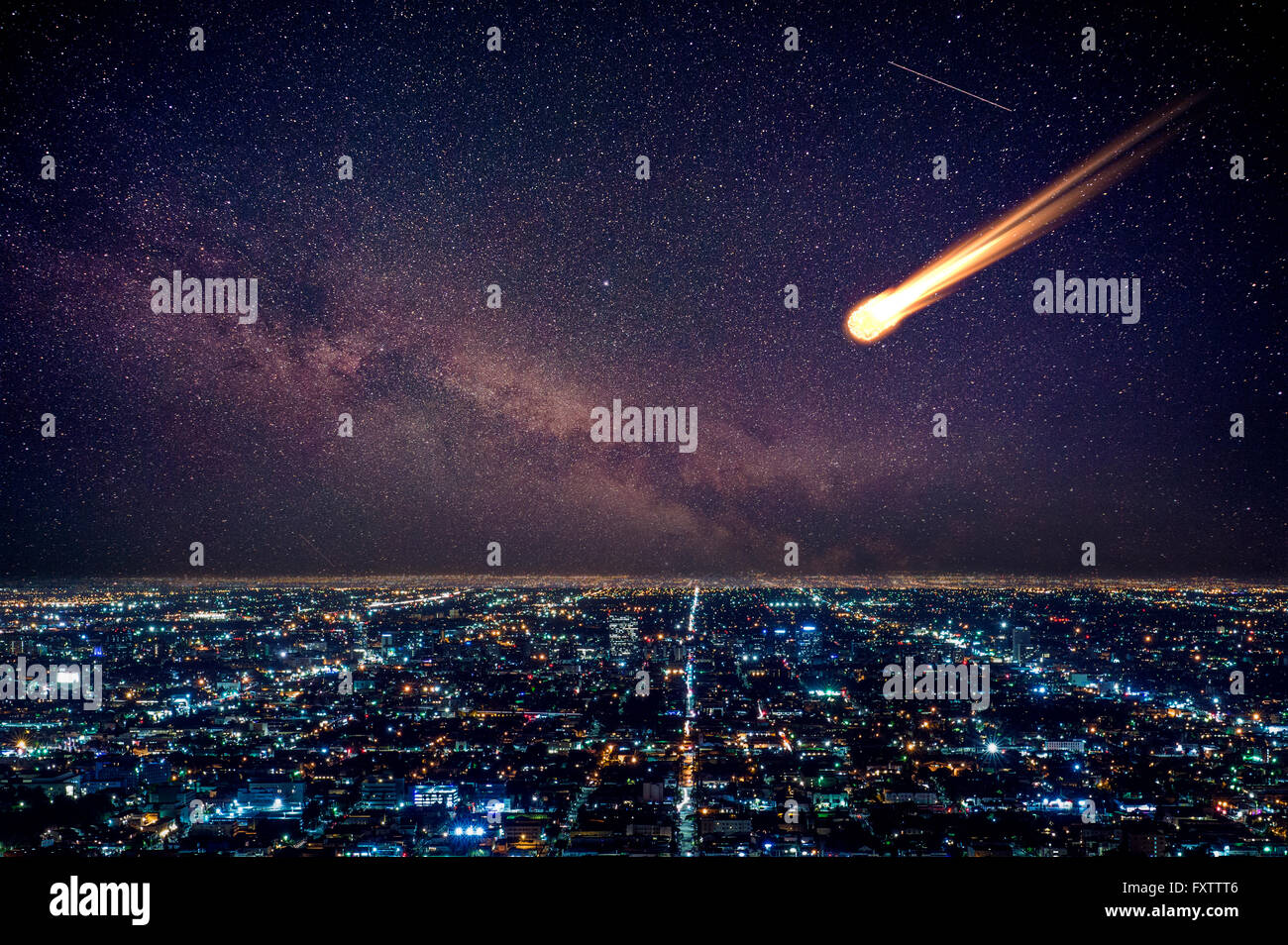 Meteor Fall High Resolution Stock Photography and Images - Alamy