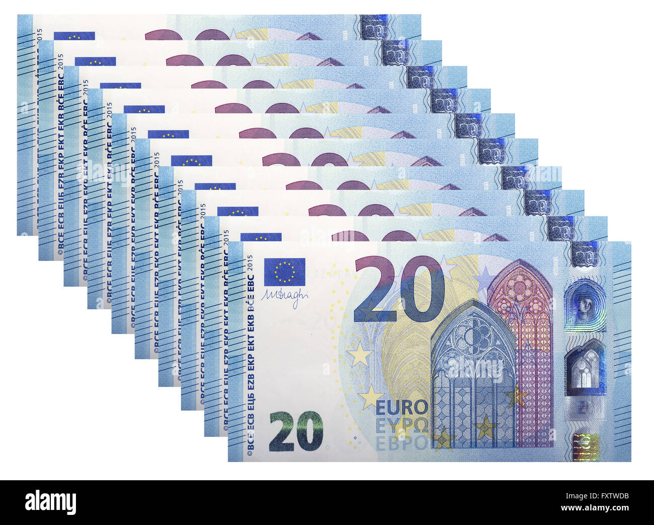 20 euro bill hi-res stock photography and images - Alamy