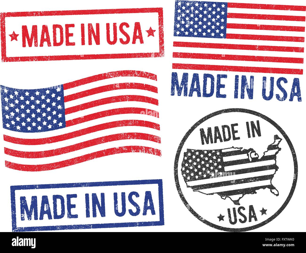 Made in america round hi-res stock photography and images - Alamy