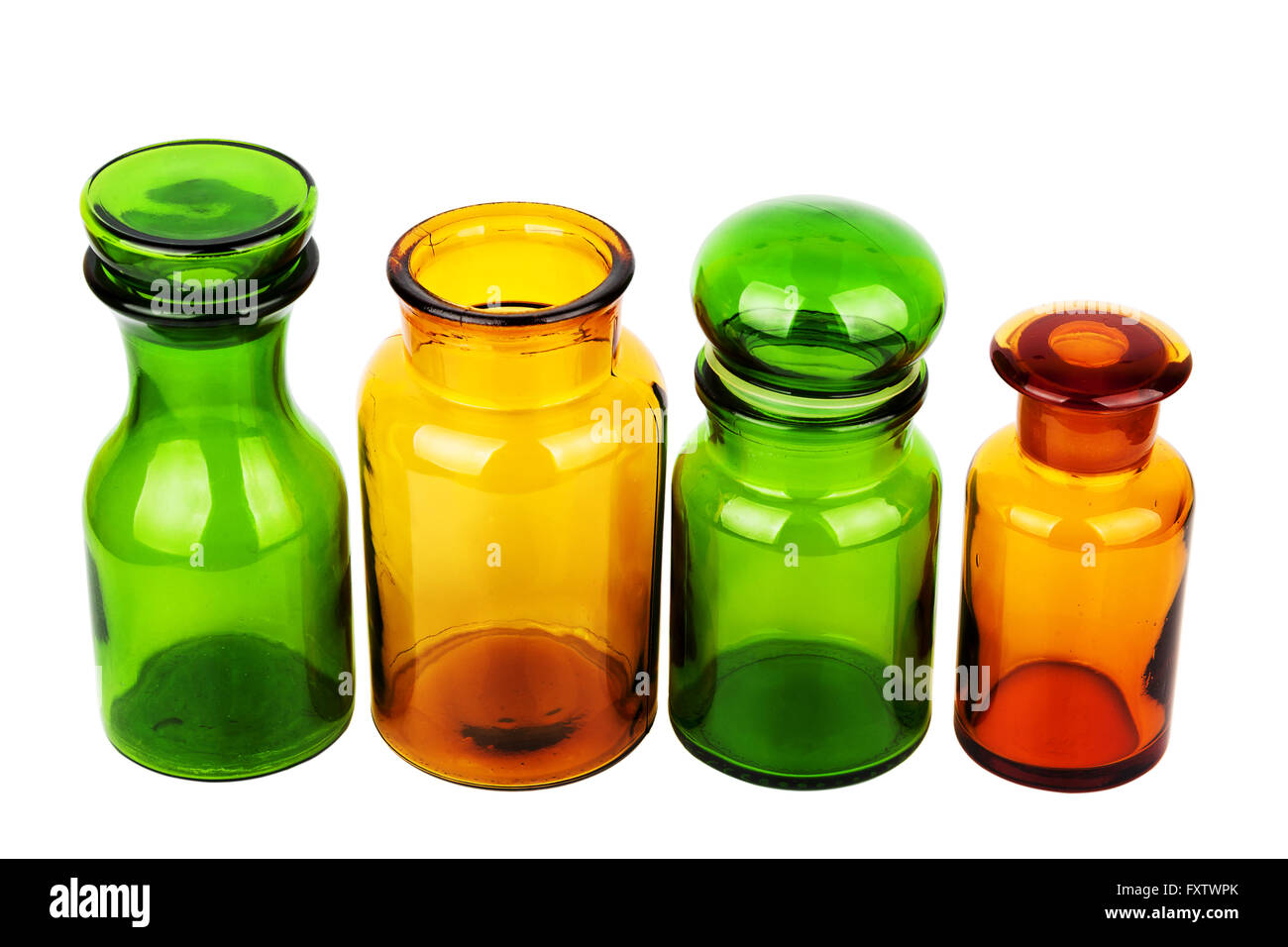 Laboratory glass jars Cut Out Stock Images & Pictures - Alamy