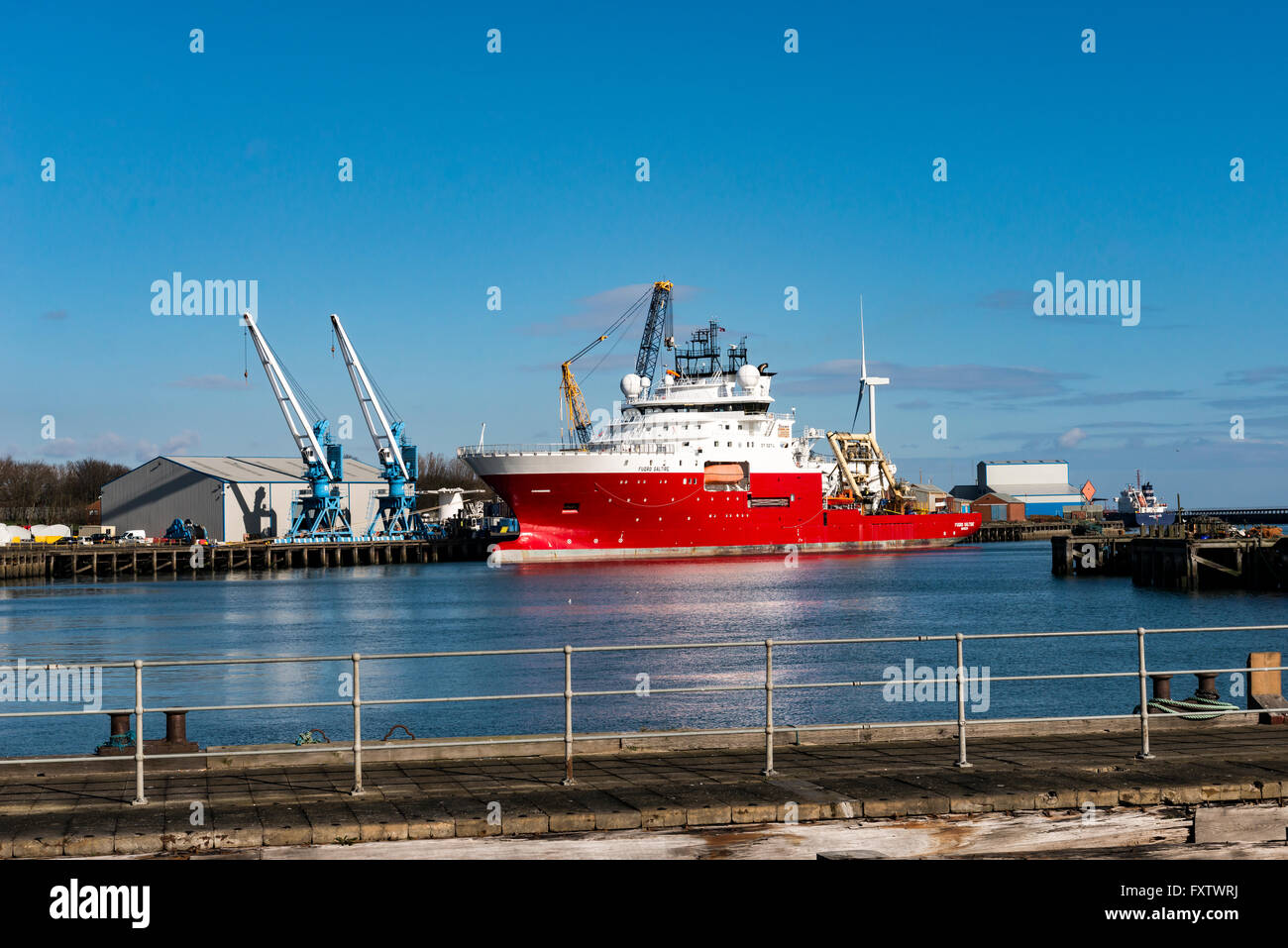 Port of Blyth Stock Photo - Alamy