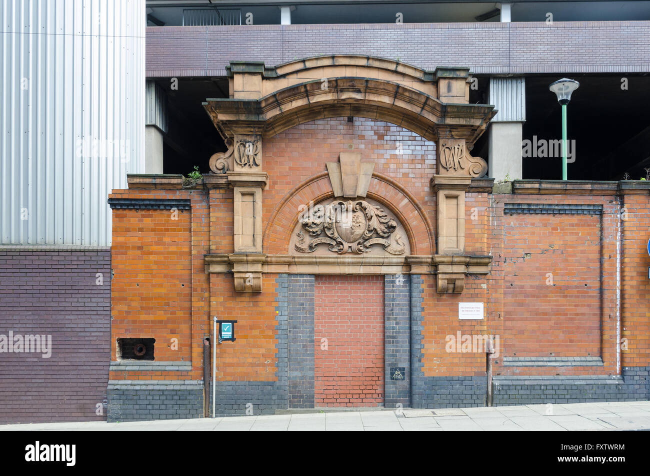 Preserved old entrance to Snow Hill Station in Livery Street ...