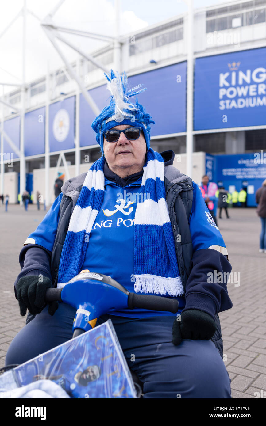 Leicester City Football Club Supporters And Fans 2016,UK Stock Photo ...