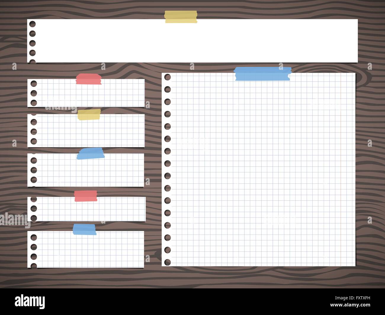 Dark wood pieces Stock Vector Images - Alamy