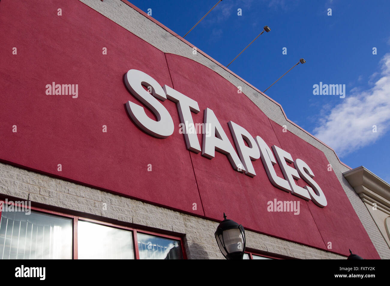 Staples store in downtown Kingston, Ont., on Wednesday Jan. 27, 2016 ...