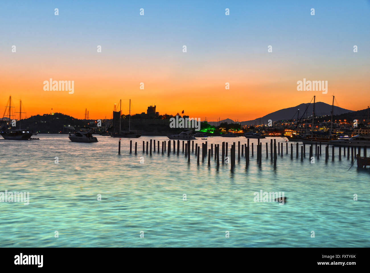 Sunset bodrum hi-res stock photography and images - Alamy