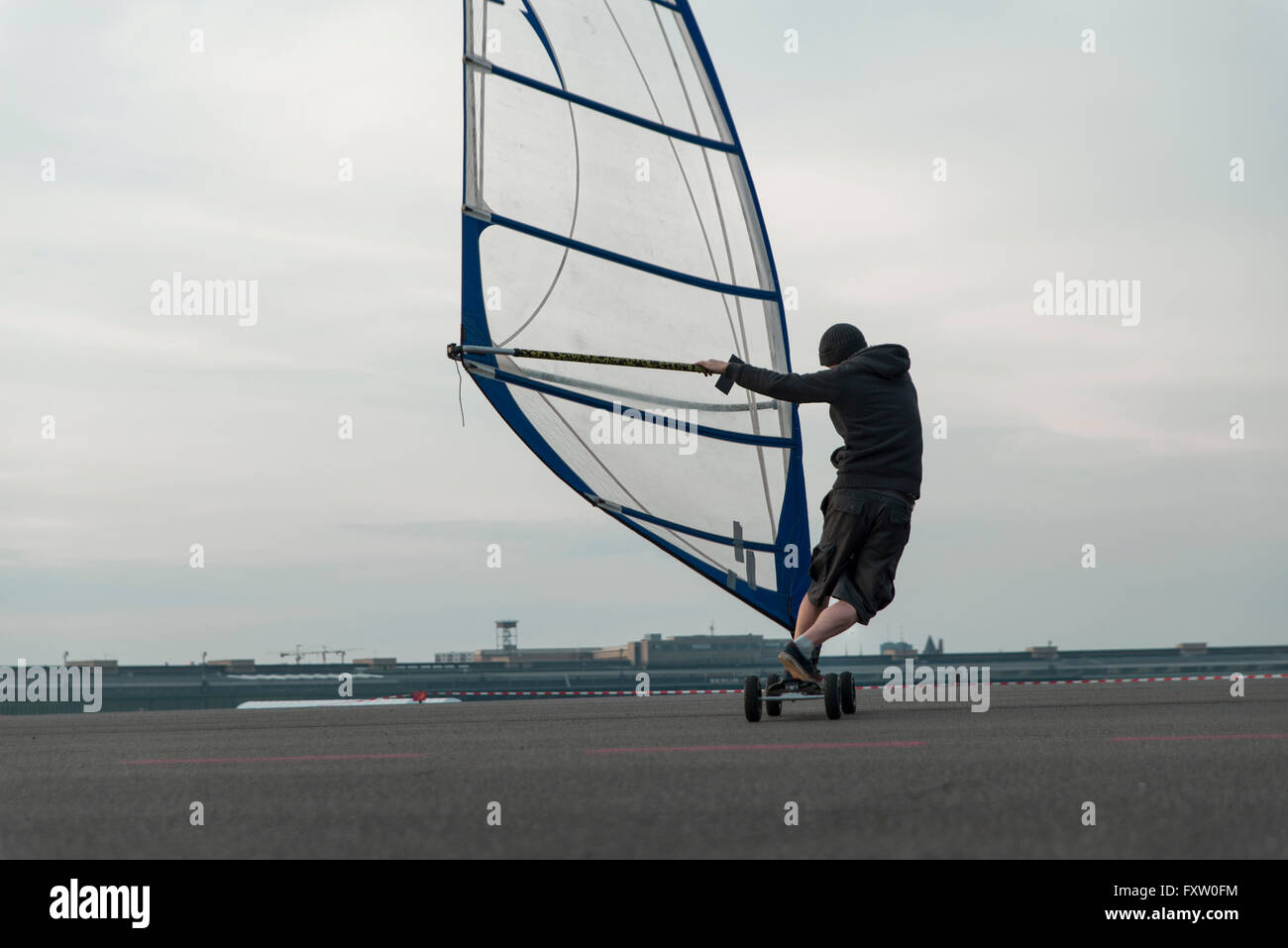 Tempelhof runway skateboard hi-res stock photography and images - Alamy