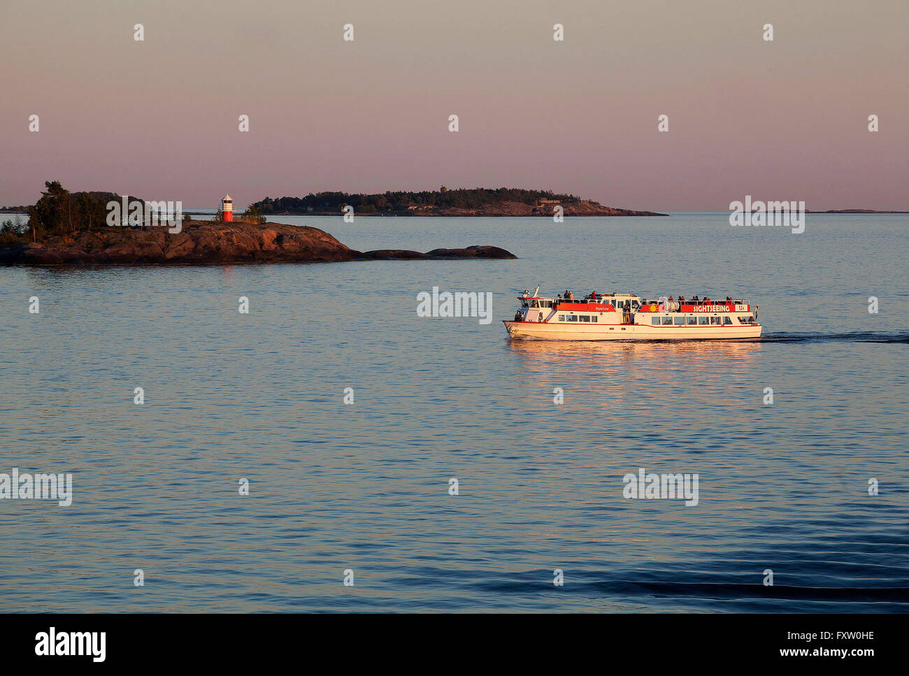 Suomenlinna fortress,Helsinki,Finland: ferry Stock Photo - Alamy