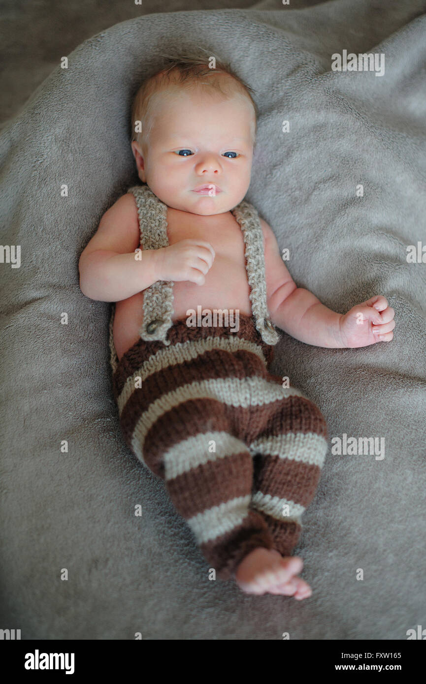 Little boy in striped pants hi-res stock photography and images - Alamy