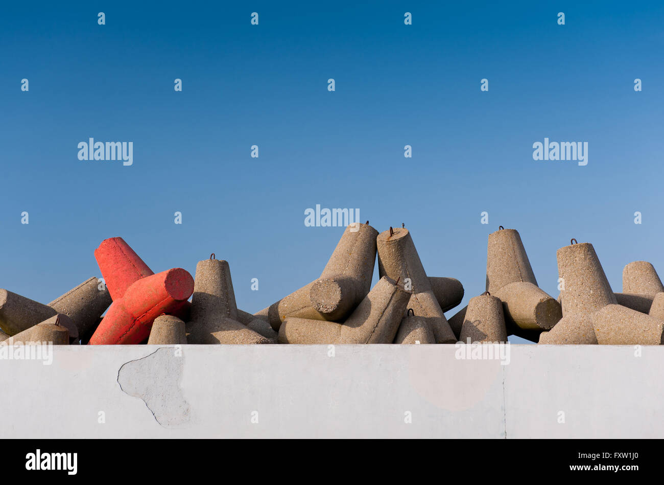 Tetrapod Blocks High Resolution Stock Photography and Images - Alamy