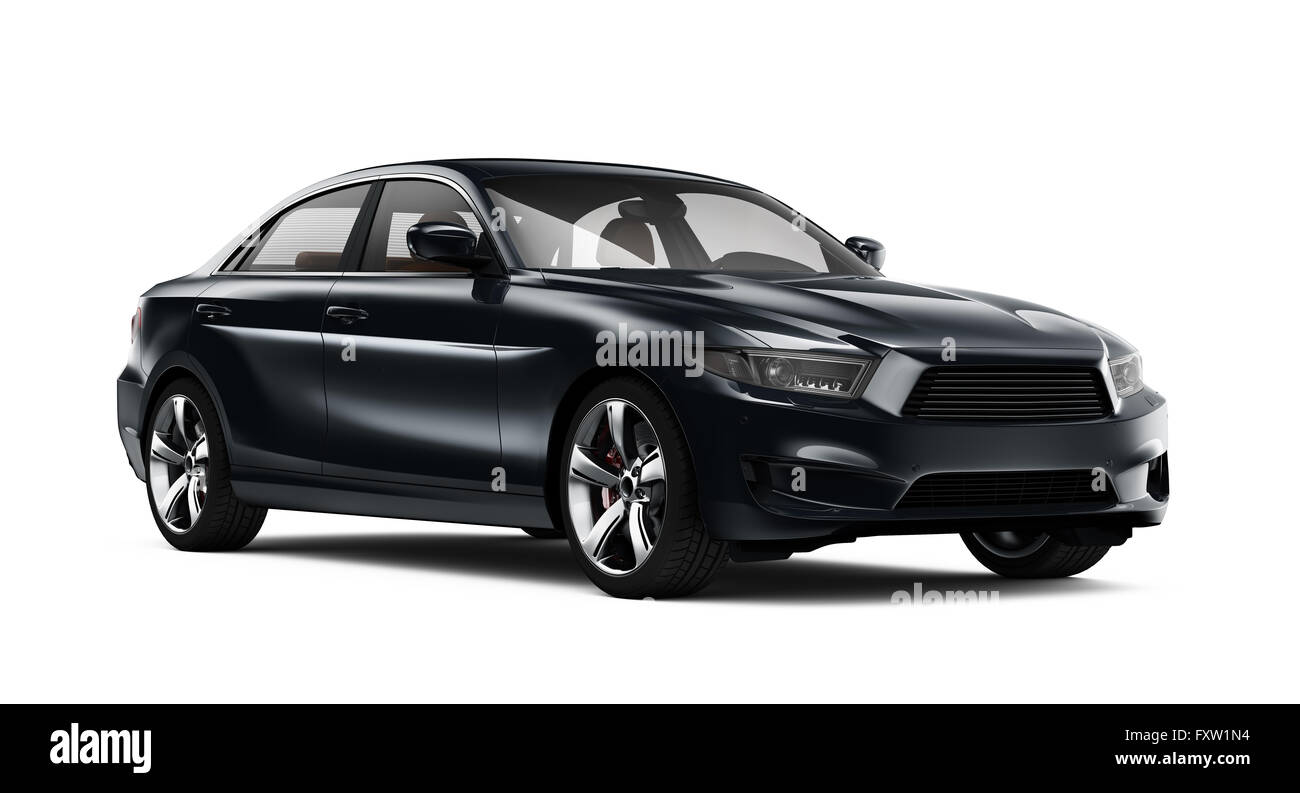 Black sedan car hi-res stock photography and images - Alamy