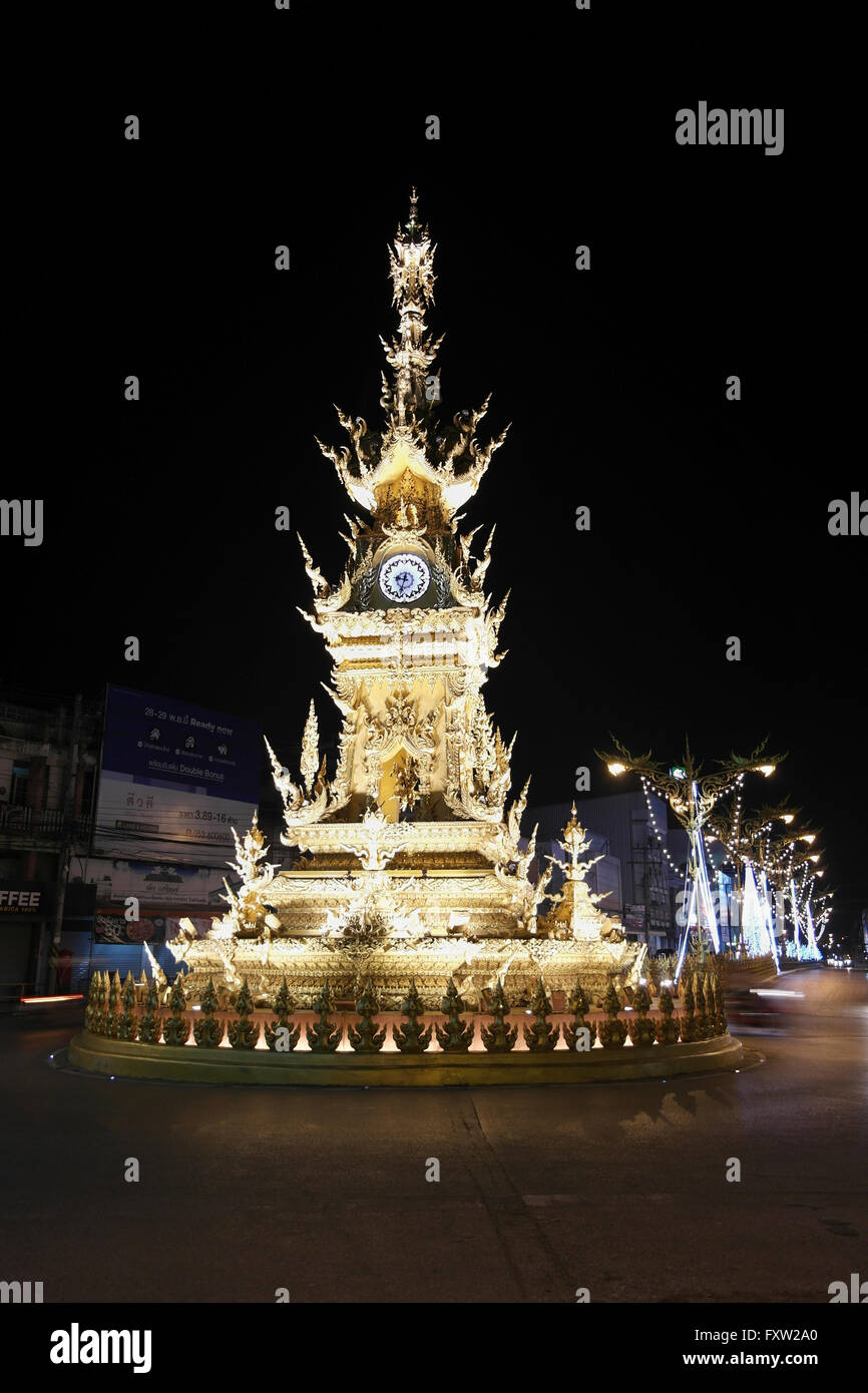 Clock tower in chiang rai hi-res stock photography and images - Alamy